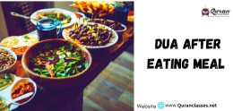 Dua After Eating Meal – Quran Classes